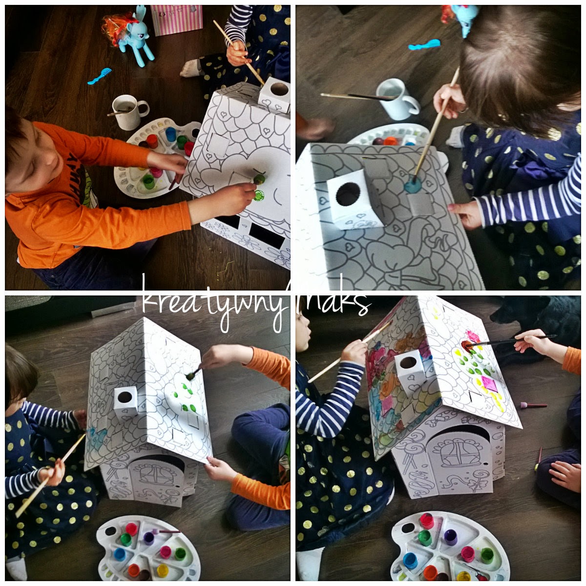 kreatywnyMaks: Malujemy razem dom(ek)