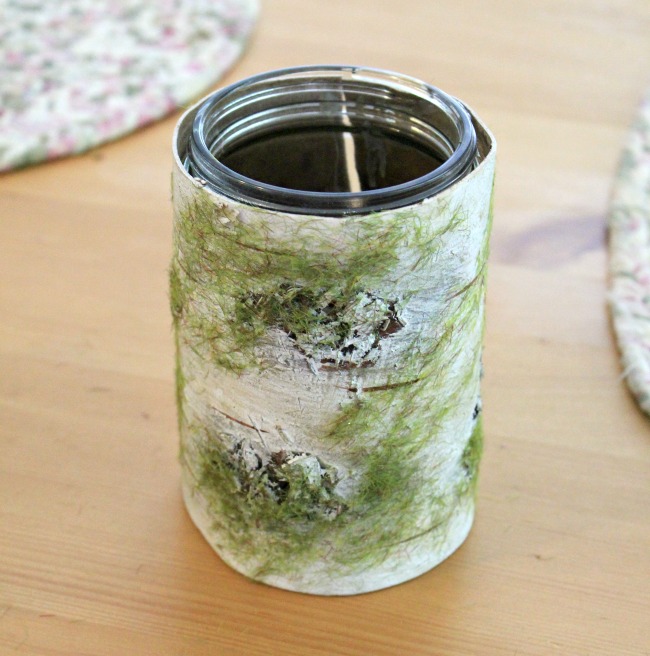 How to Use Fake White Birch Bark - Crafts a la mode