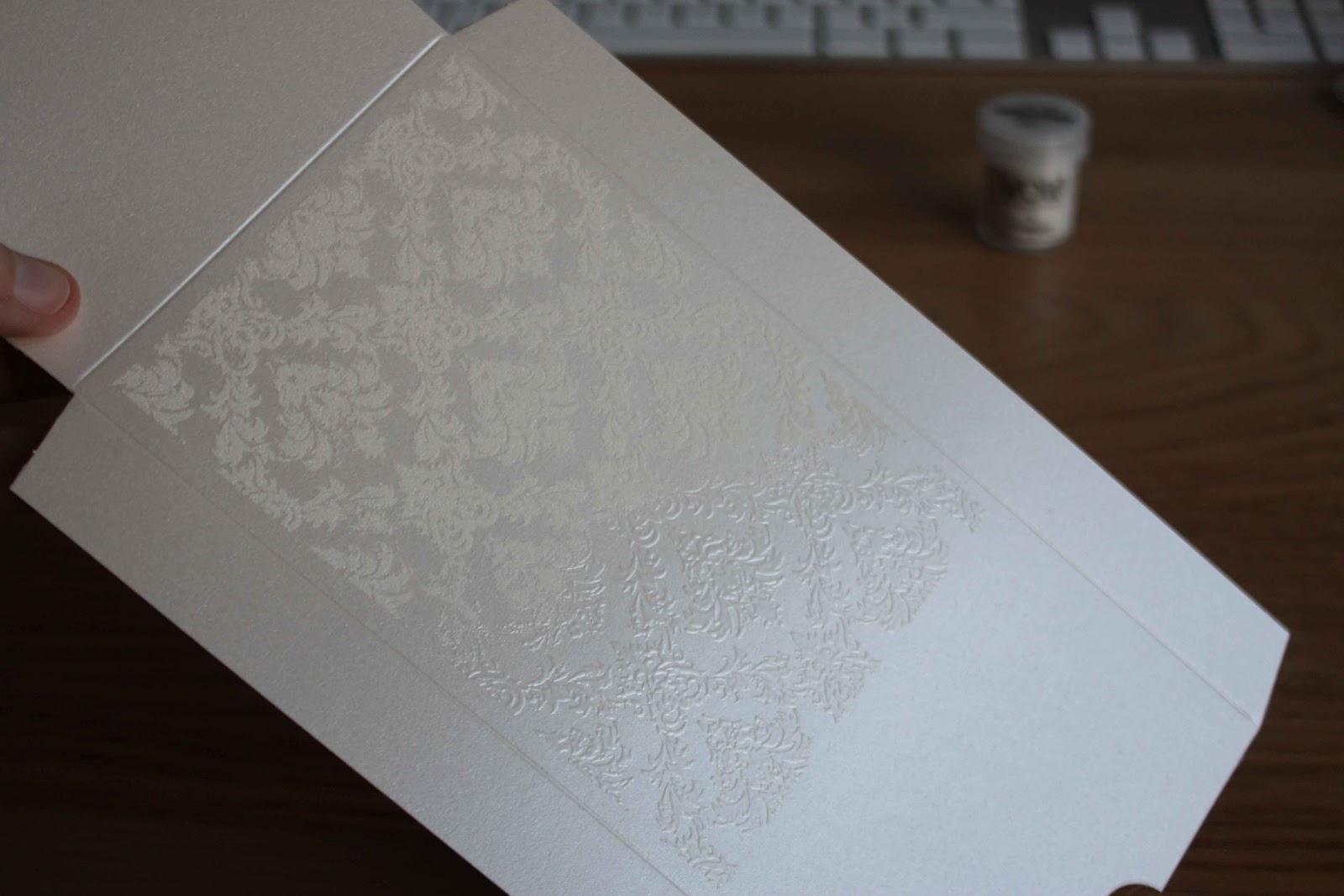 WOW! Embossing Powder Blog: Beautiful handmade wedding stationery