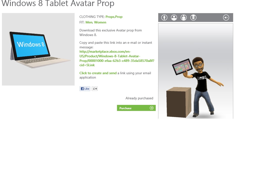 Pegue gratuitamente um Tablet com Windows 8 para seu avatar na Xbox ...