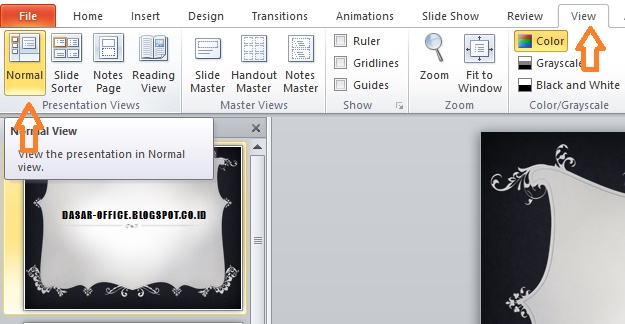 Cara Memunculkan Slide Layout di PowerPoint - TUTORIAL BELAJAR OFFICE ...