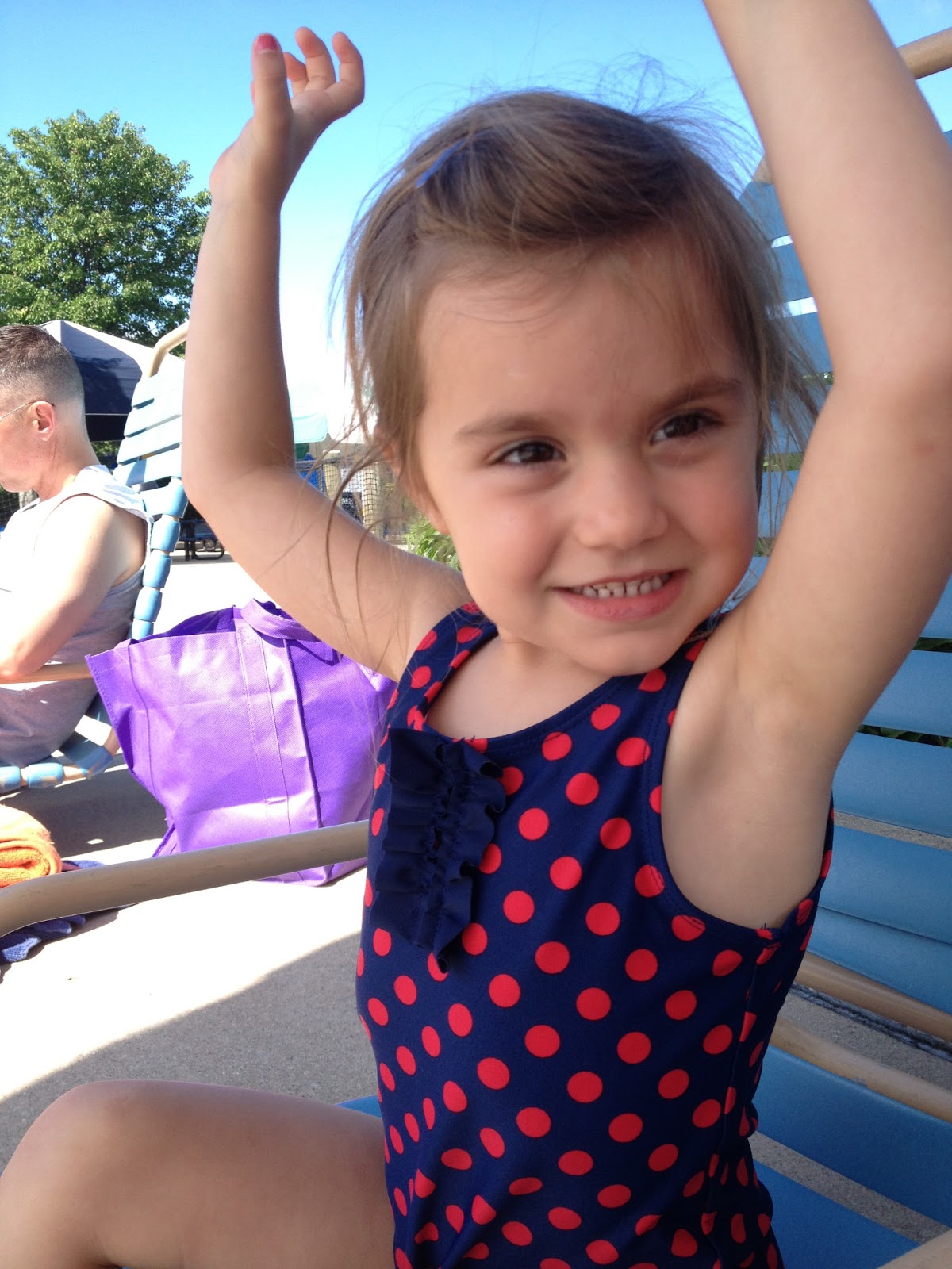 the millers: swim lessons~tadpole style :)