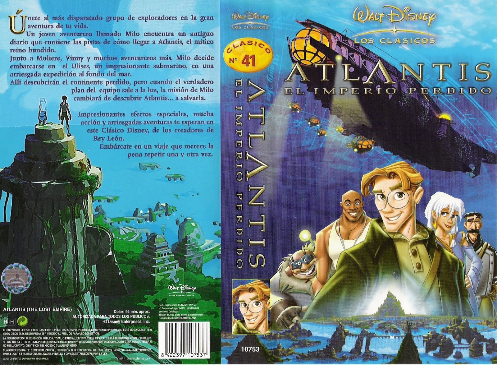 TÓMBOLA DISNEY: 41 - Atlantis. El imperio perdido
