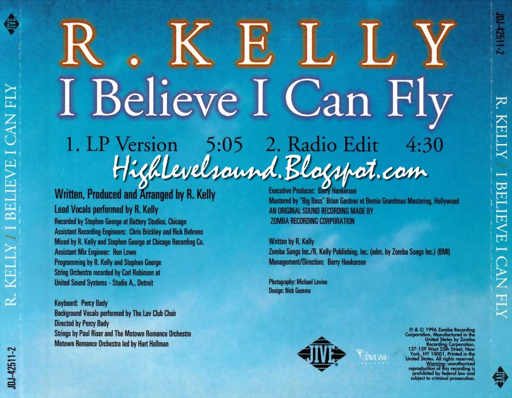 highest level of music: R. Kelly - I Believe I Can Fly-(Promo_CDS)-1992-hlm