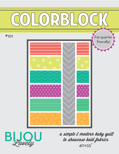 Bijou Lovely: Colorblock Quilt Pattern now available!