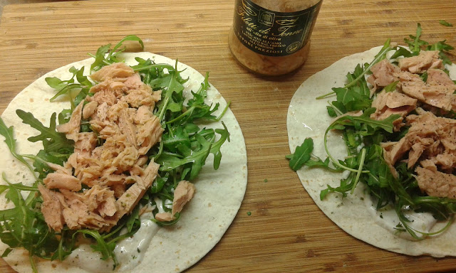 Food and Emotions: Receita | Wrap com queijo quark, rúcula e atúm