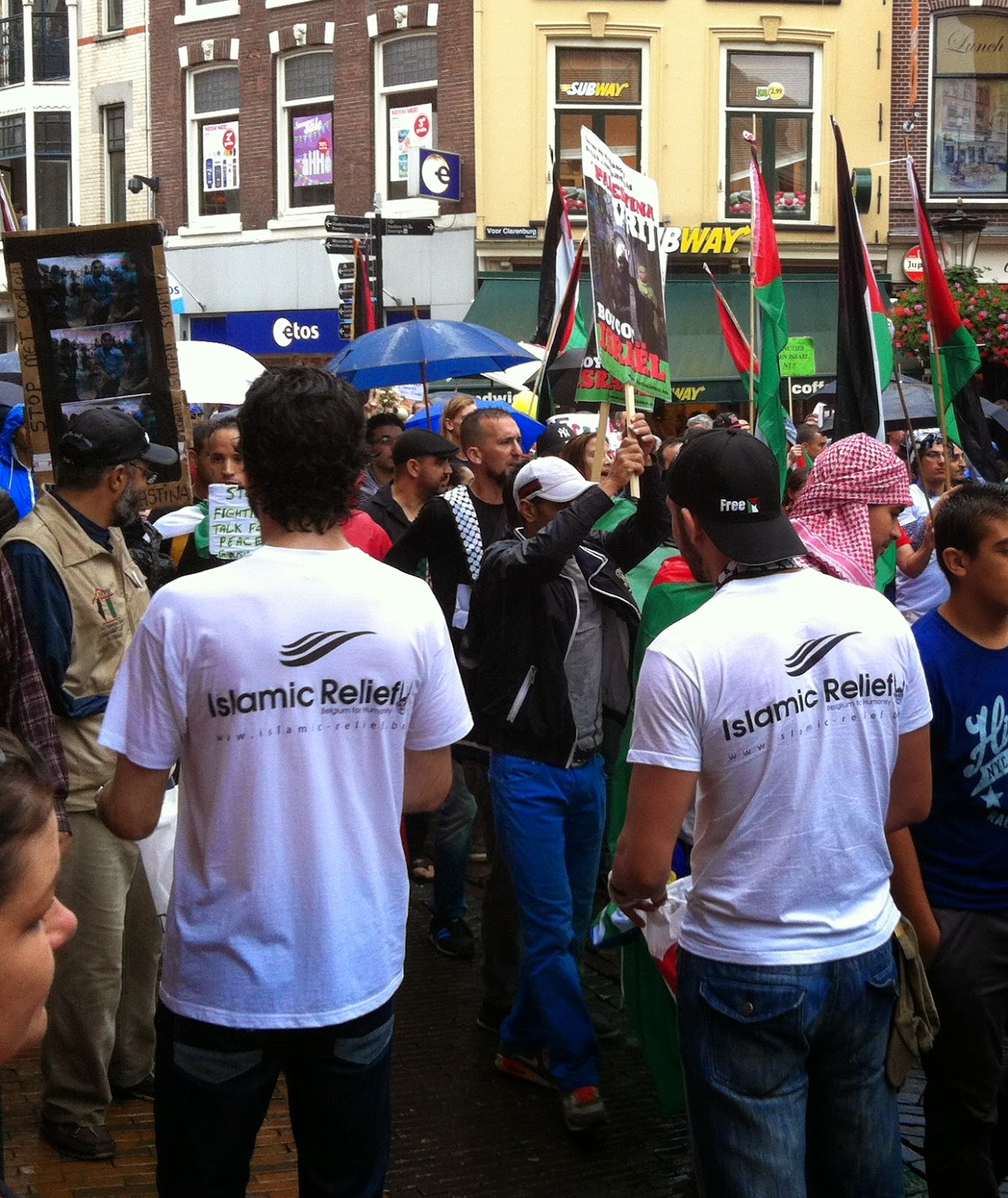 Keesjemaduraatje: Islamic Relief drukt stempel op Gazademo