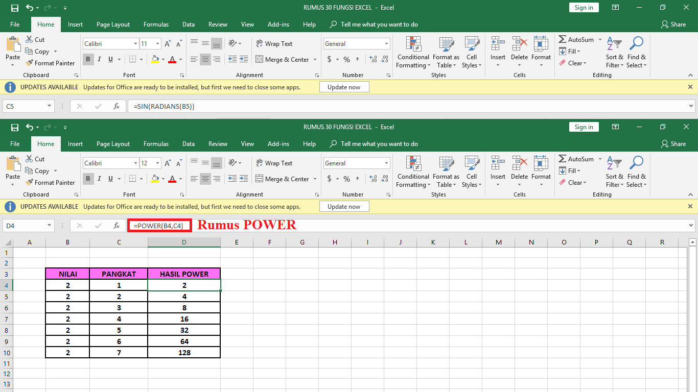 30 Rumus Excel Paling Populer yang Wajib Kamu Kuasai yang Sering di ...