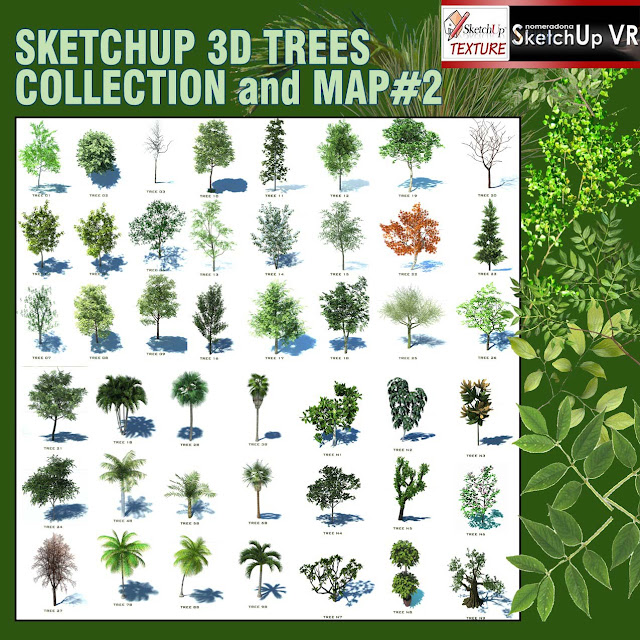 SKETCHUP TEXTURE: SKETCHUP 3D MODEL VEGETATION