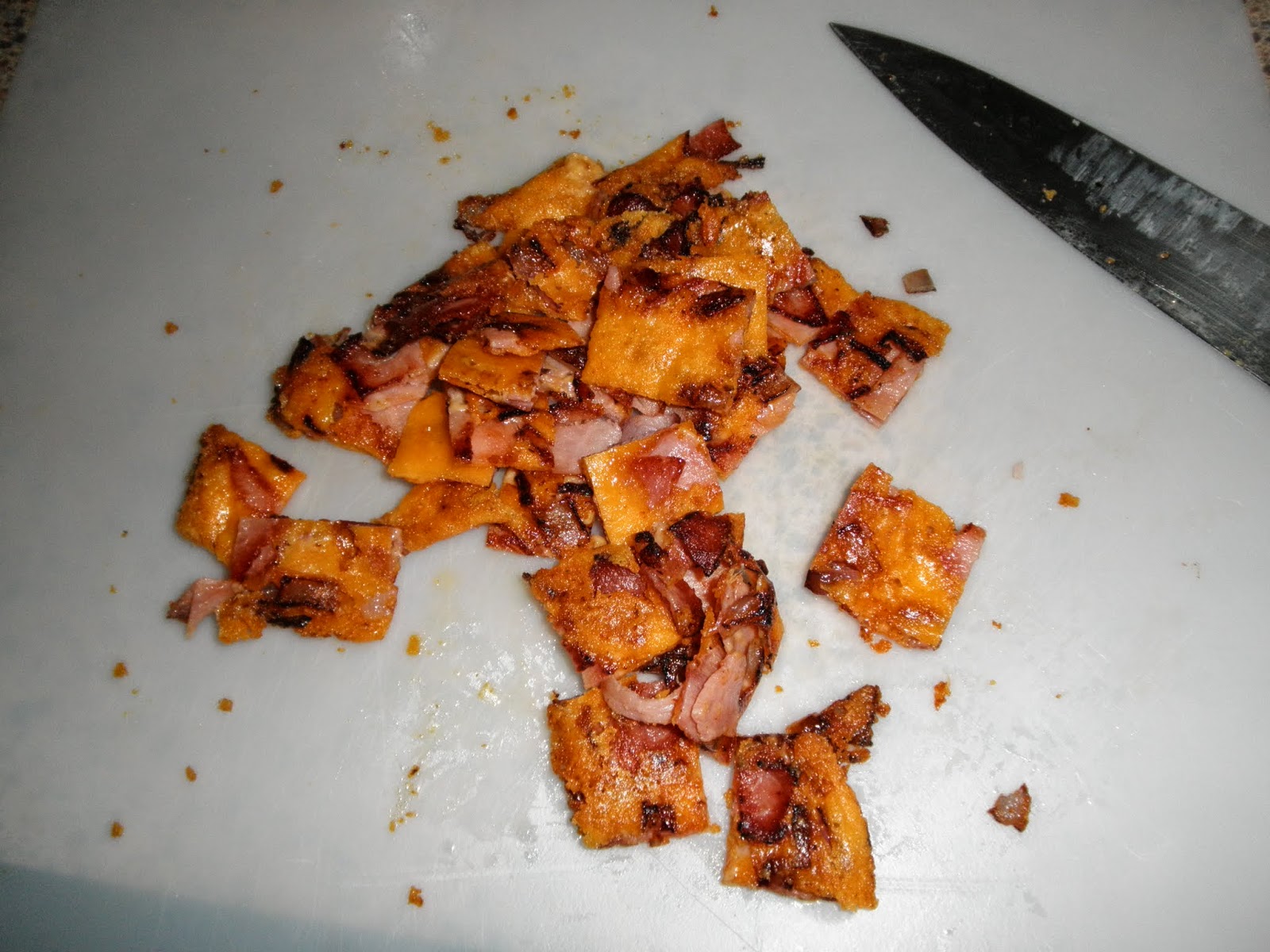 Chop Your Own!: Burnt Cheese Omelet with Ham & Onion