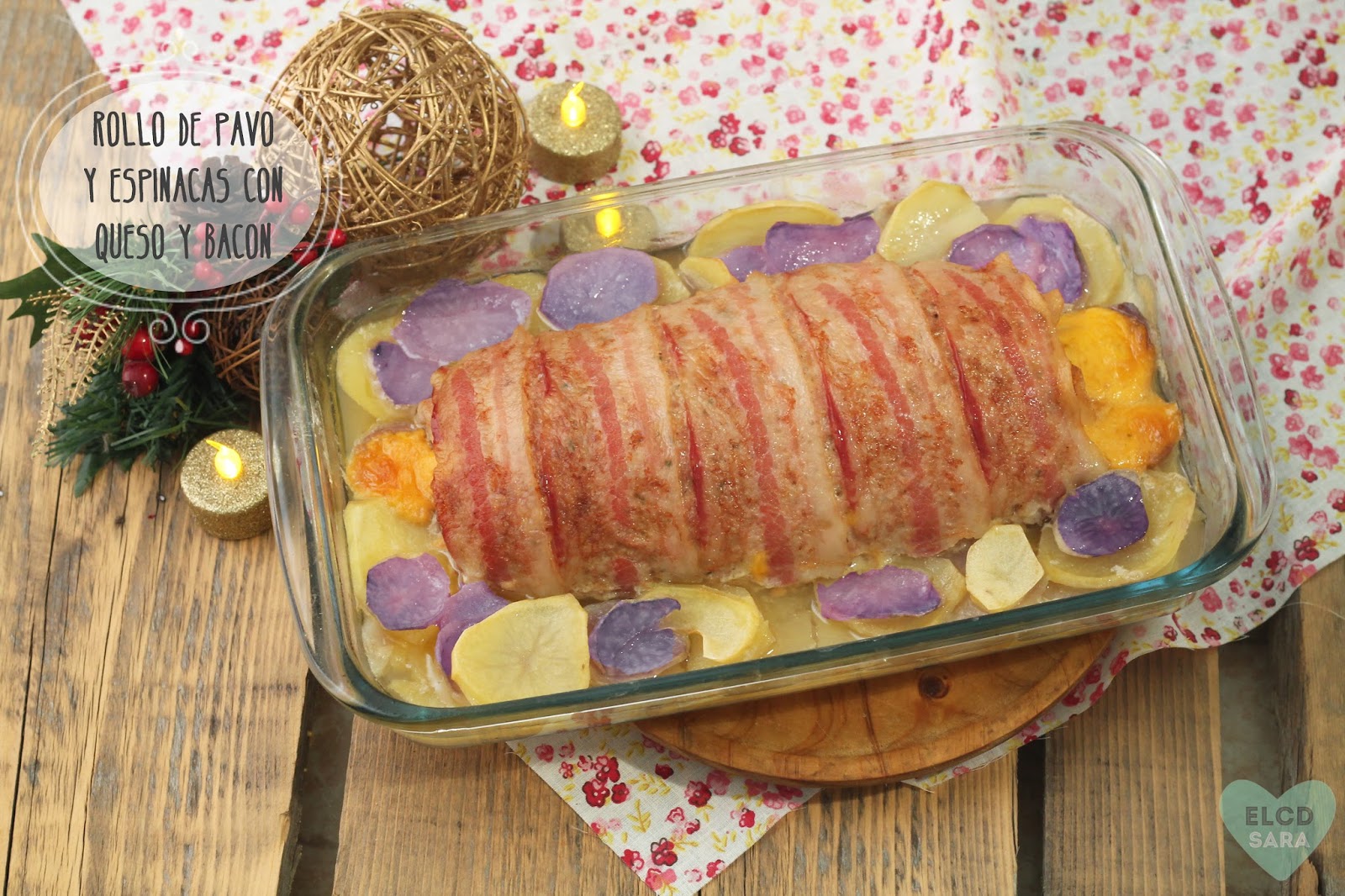 En la cocina de Sara: Rollo de pavo y espinacas con queso y bacon│ Meat ...