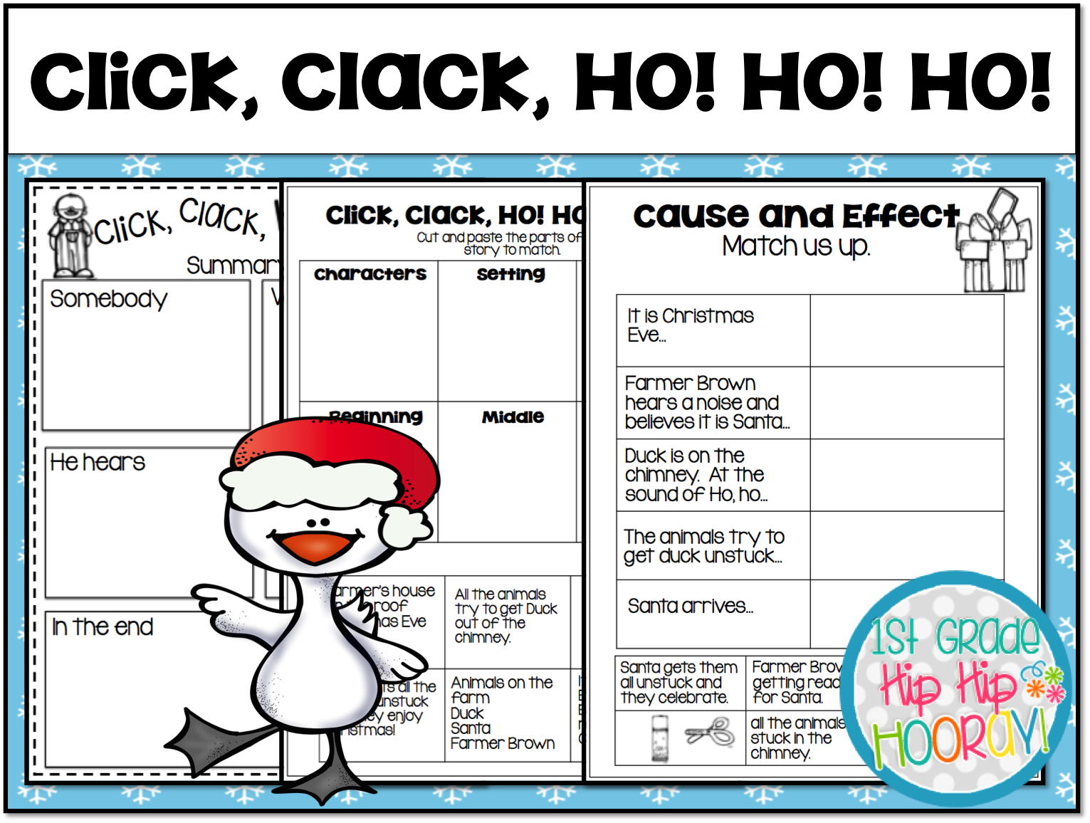 1st Grade Hip Hip Hooray!: Click, Clack Ho! Ho! Ho!