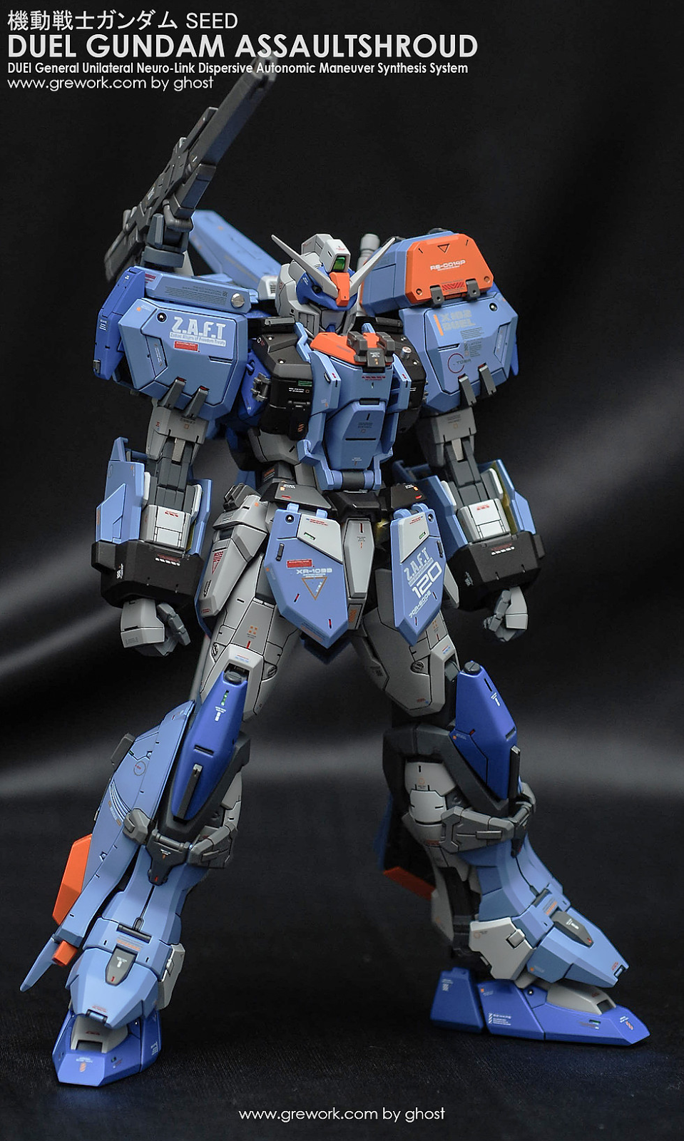 GUNDAM GUY: MG 1/100 Duel Gundam Assault Shroud - Customized Build