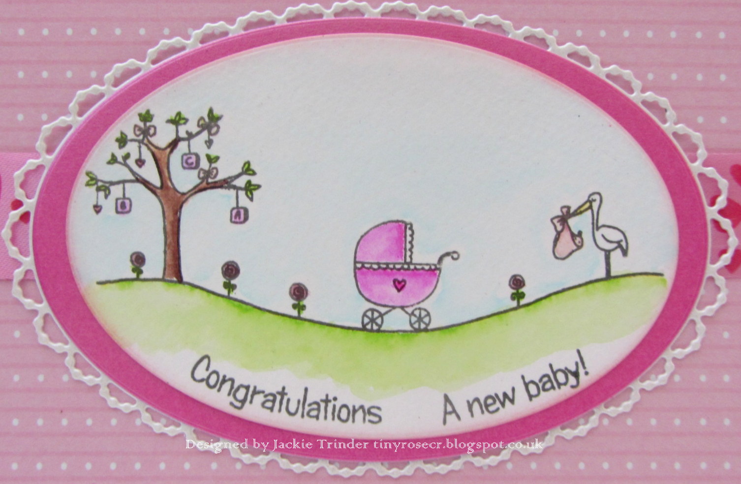 Tinyrose's Craft Room: New Baby Cards