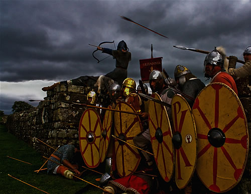 Byzantine Military: The Byzantine Testudo and Shield Wall