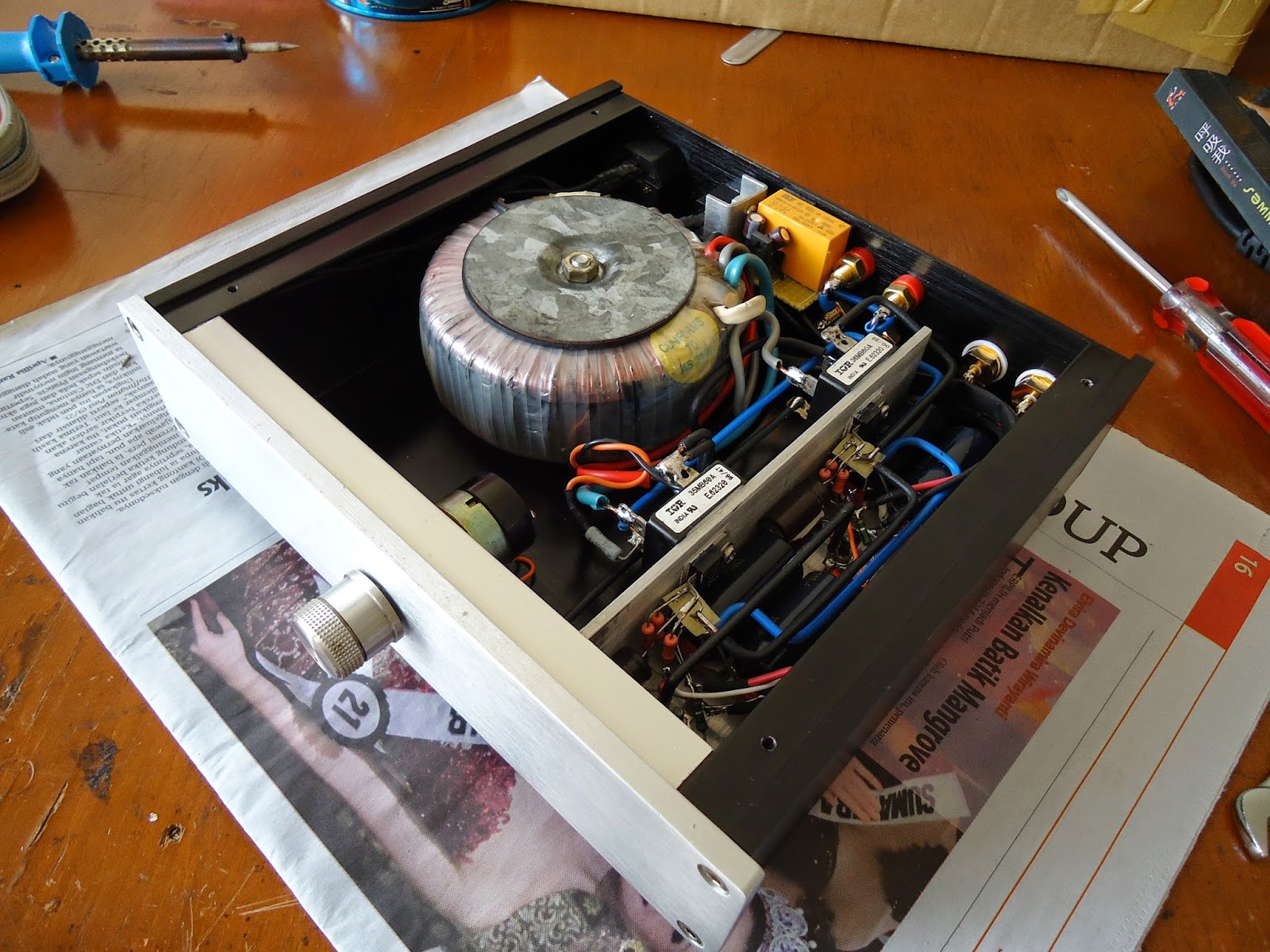 THE ORRONOCO AUDIO DIY: DIY Smallest LM1875 Gainclone Amplifier