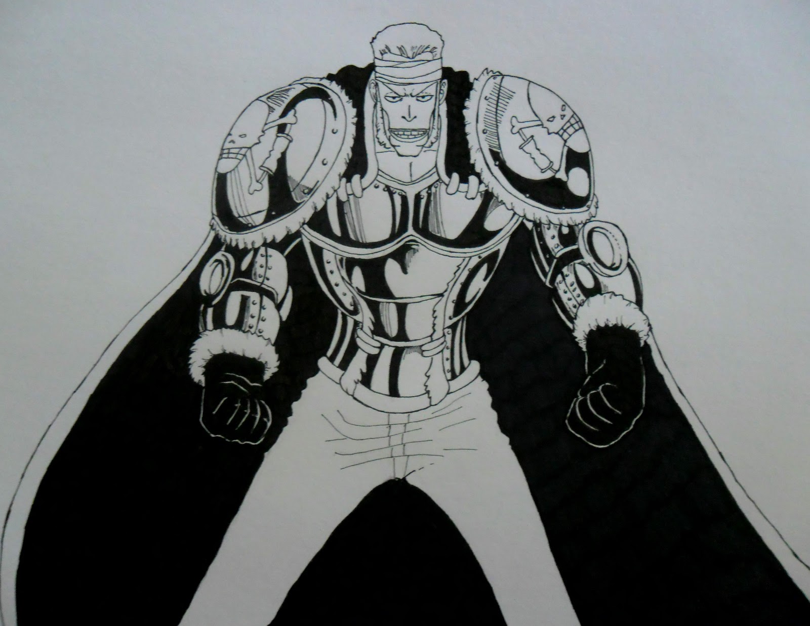 One Piece Fan Art by Badwiser: Don Krieg - "Foul Play Krieg"