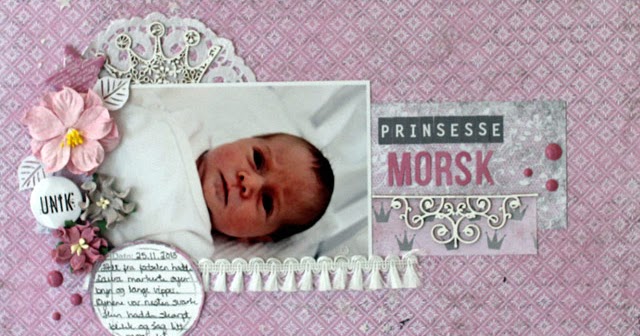 Papirdesign-blogg: Lille Prinsesse morsk :-)