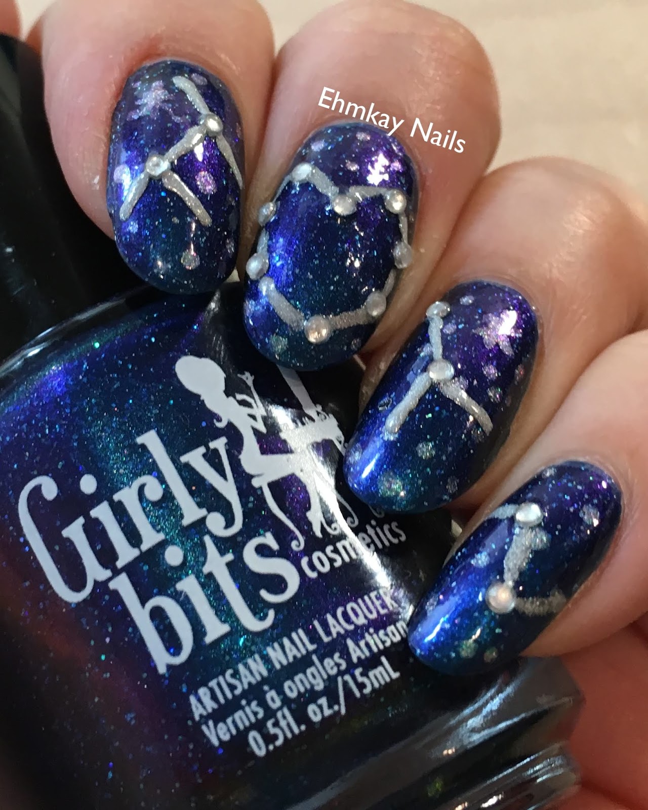 ehmkay nails: Love Constellation Nail Art