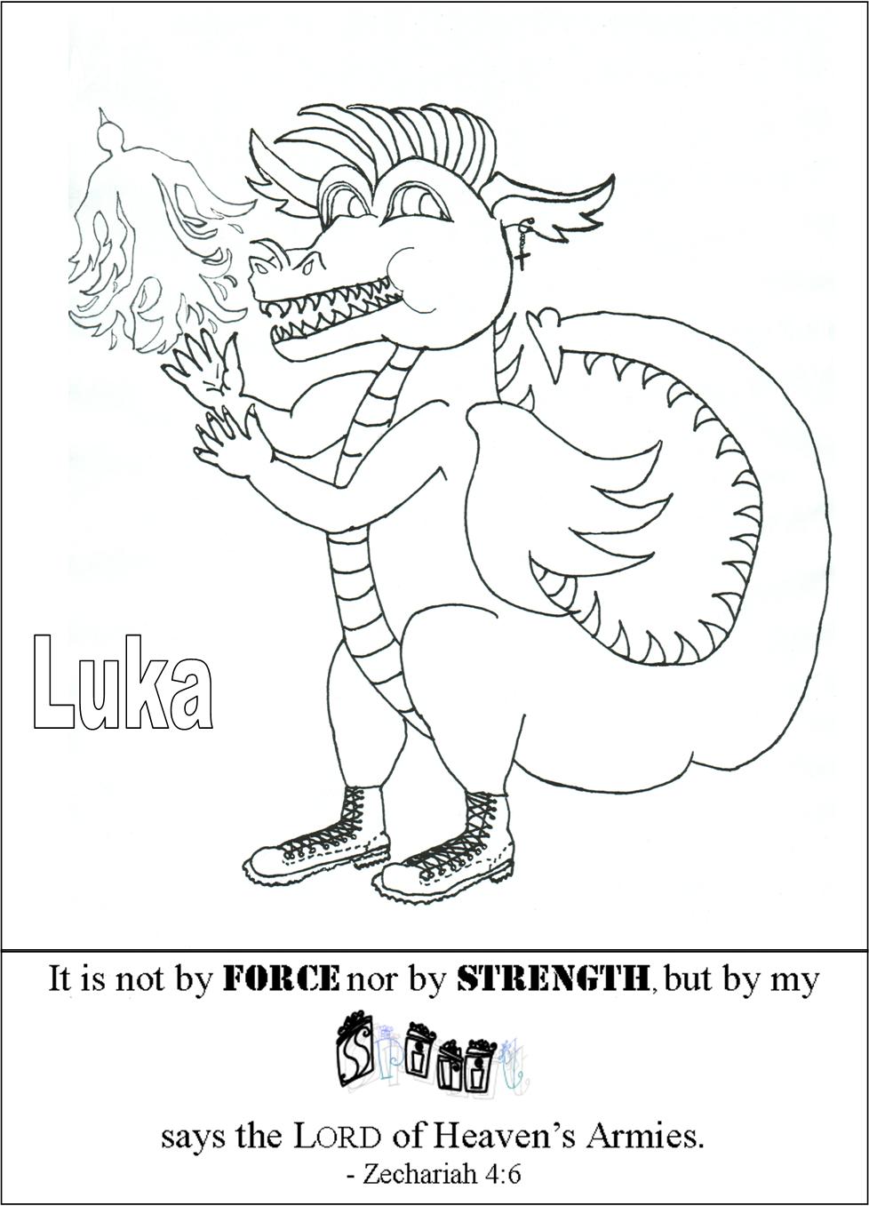 Tickell Expressions - A Closer Walk: Free Coloring Page - Lucas