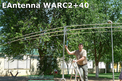 F5IRO Freddy - Blog Radioamateur: Antenne WARC + dipôle 40m