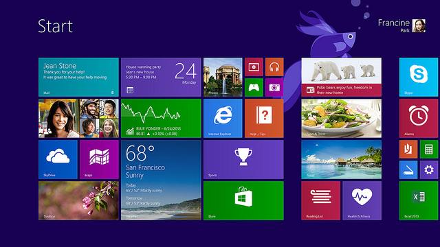 modification laptop: Windows 8.1 Preview