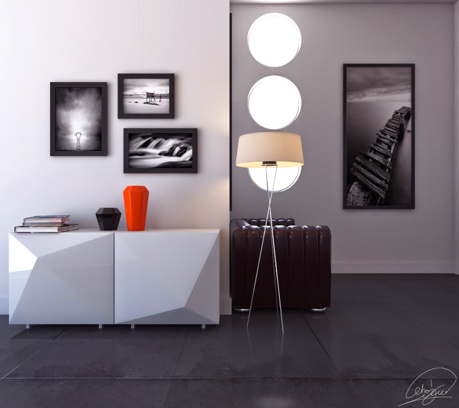 Ehab Mustafa: Living room in Cinema 4D & Vray