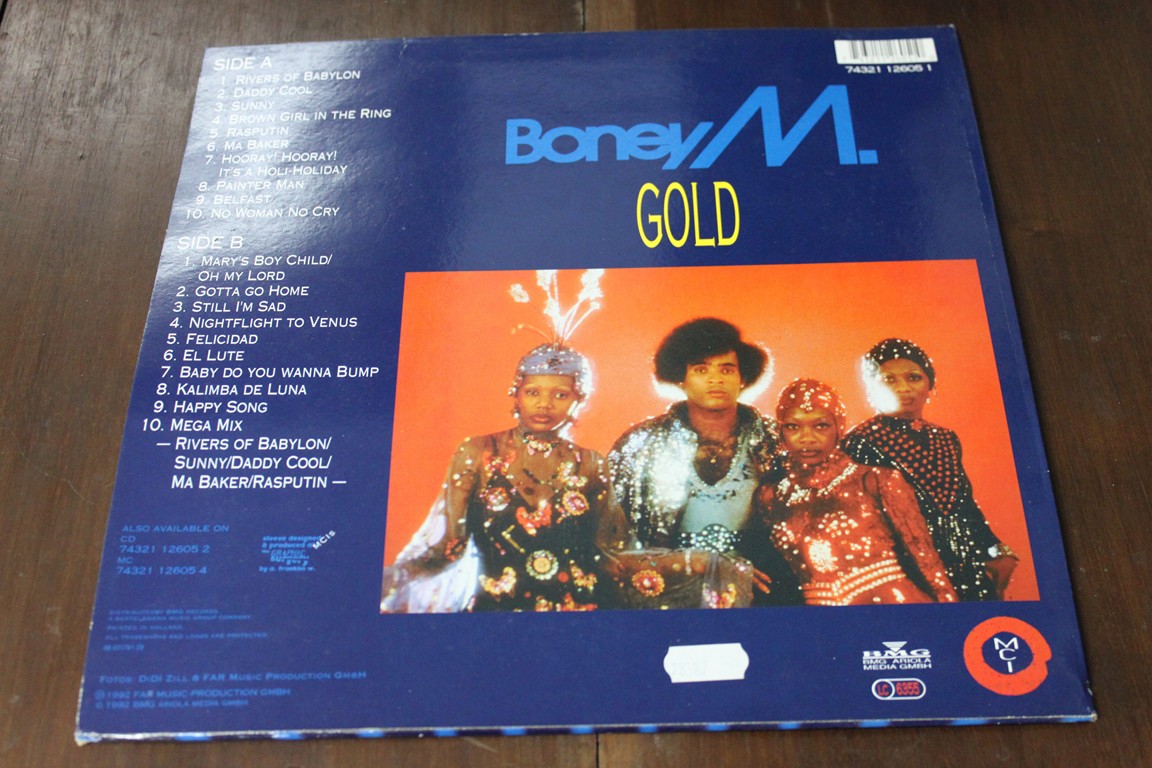 O CANTINHO DAS COLECÇÕES - VINIL: BONEY M. - GOLD 20 SUPER HITS