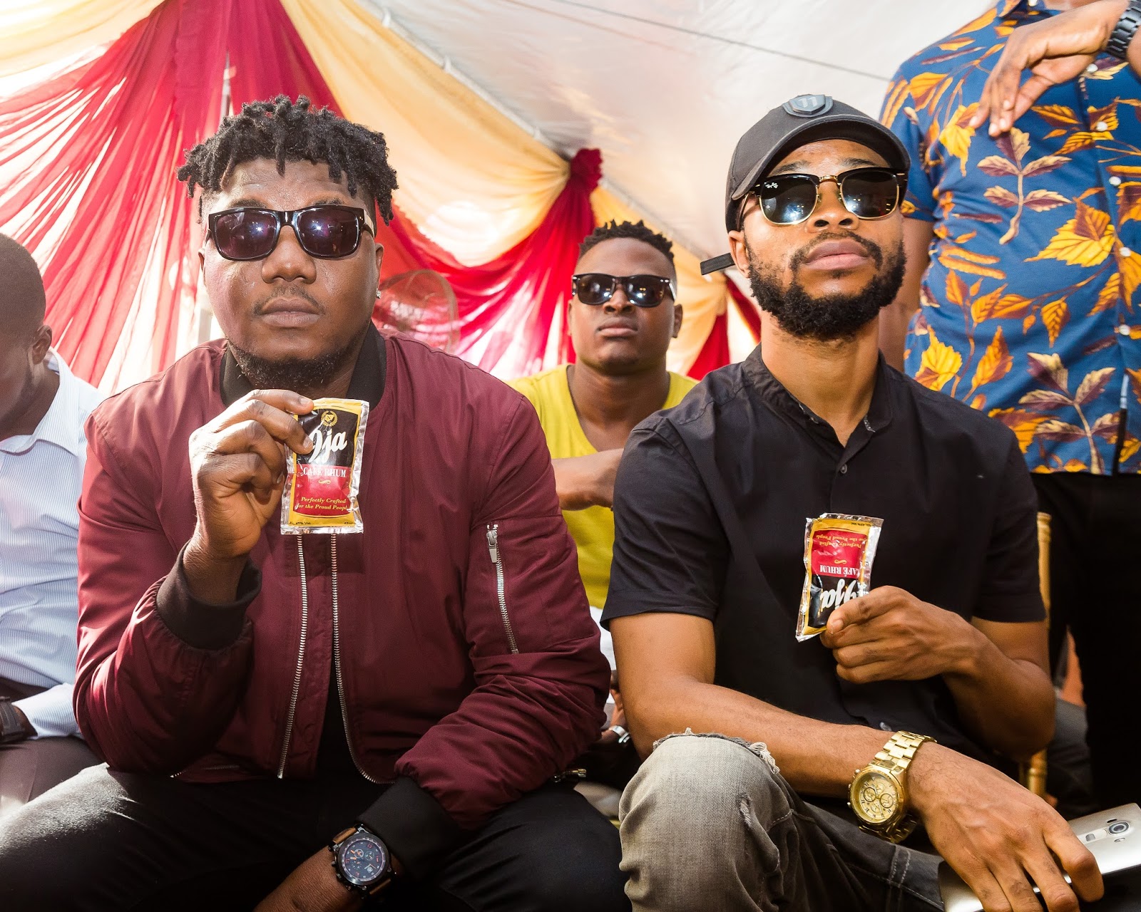 CDQ, DJ Shabsy and Owen Gee spotted at the 9ja Café Rhum Launch Event