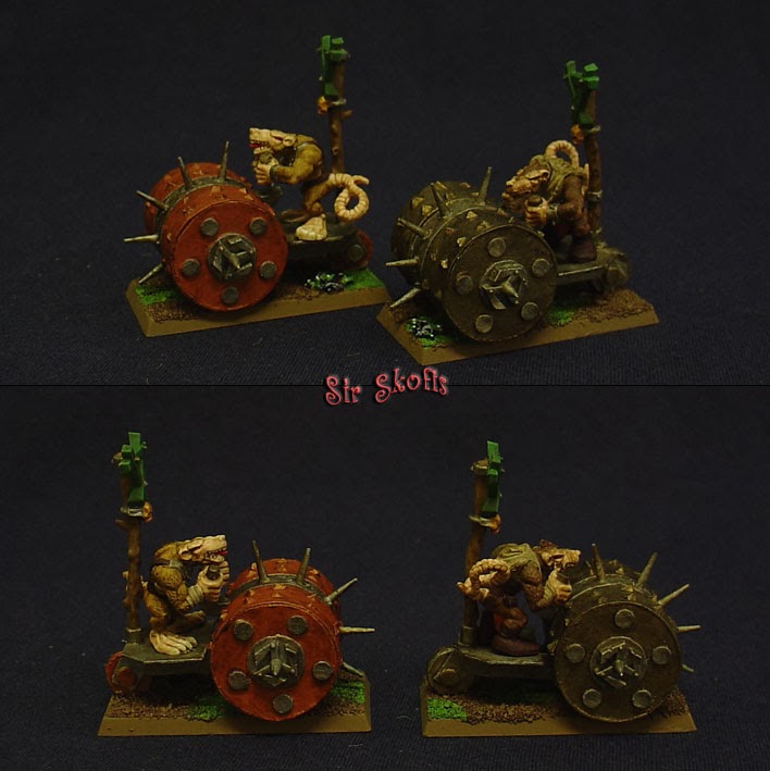 Sir Skofis's Workshop: Skaven custom made Doom-flayers and Poisoned ...