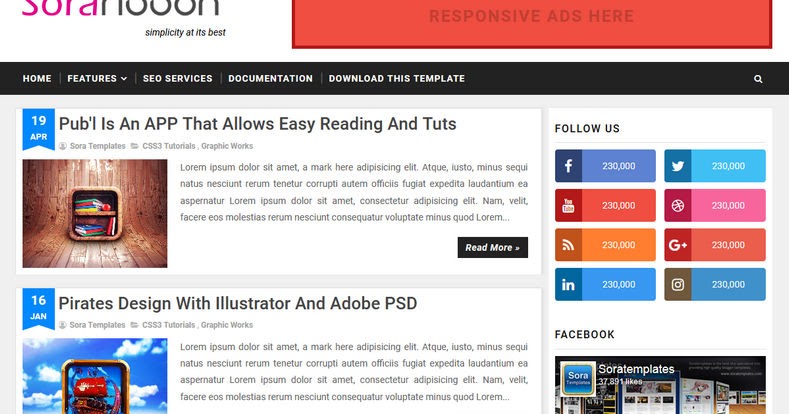 How To Setup Sora Ribbon Blogger Template - Sora Blogging Tips