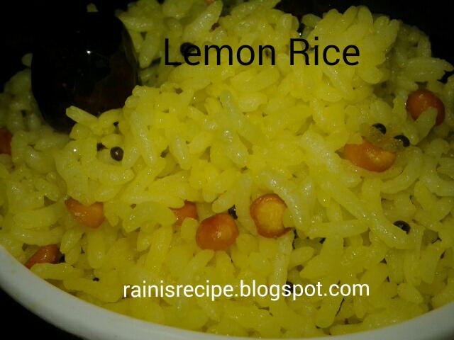Lemon rice / Lemon Satham / Tiffin box recipes / Simple lemon rice ...