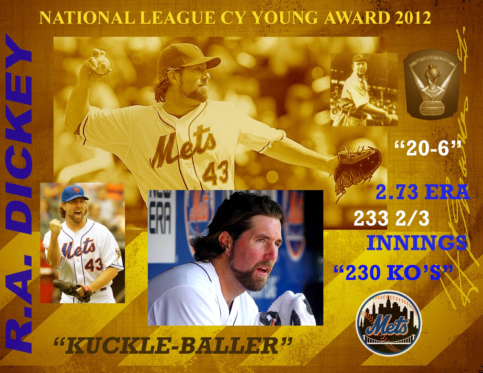 the sports art of h. edward brooks: RA Dickey, First Knuckle-Ball ...