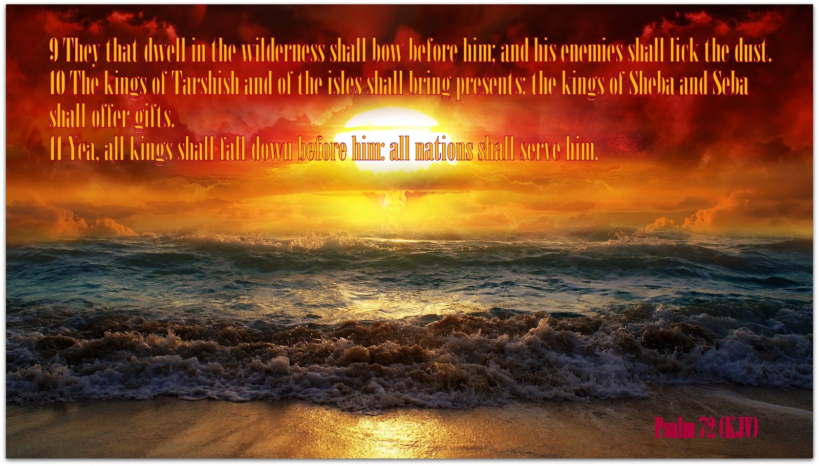 Red Pill Diaries Psalm 72 KJV 