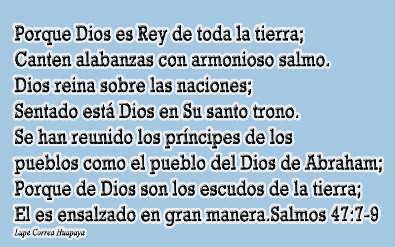 Promesa de Dios para Hoy_Salmo 47: 7_9