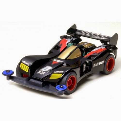 Mini 4WD Tamiya & Auldey Go For Speed: Mini 4WD Tamiya Black Saber