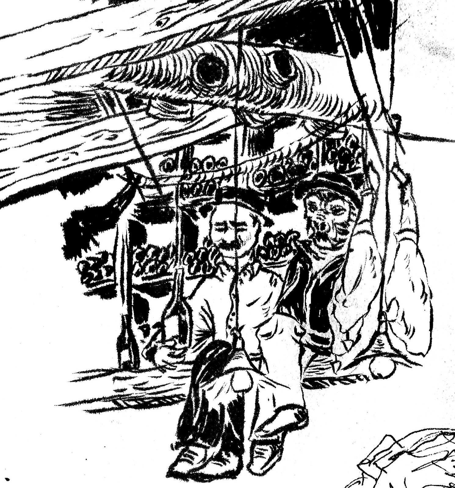 benjamin baret illustrations: croquis