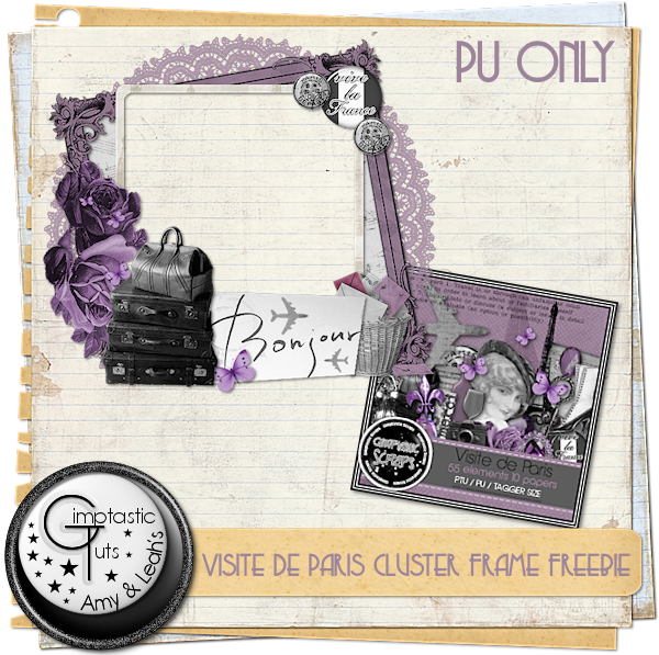 Amy & Leah's Gimptastic Tuts: Cluster Frame Freebie!!