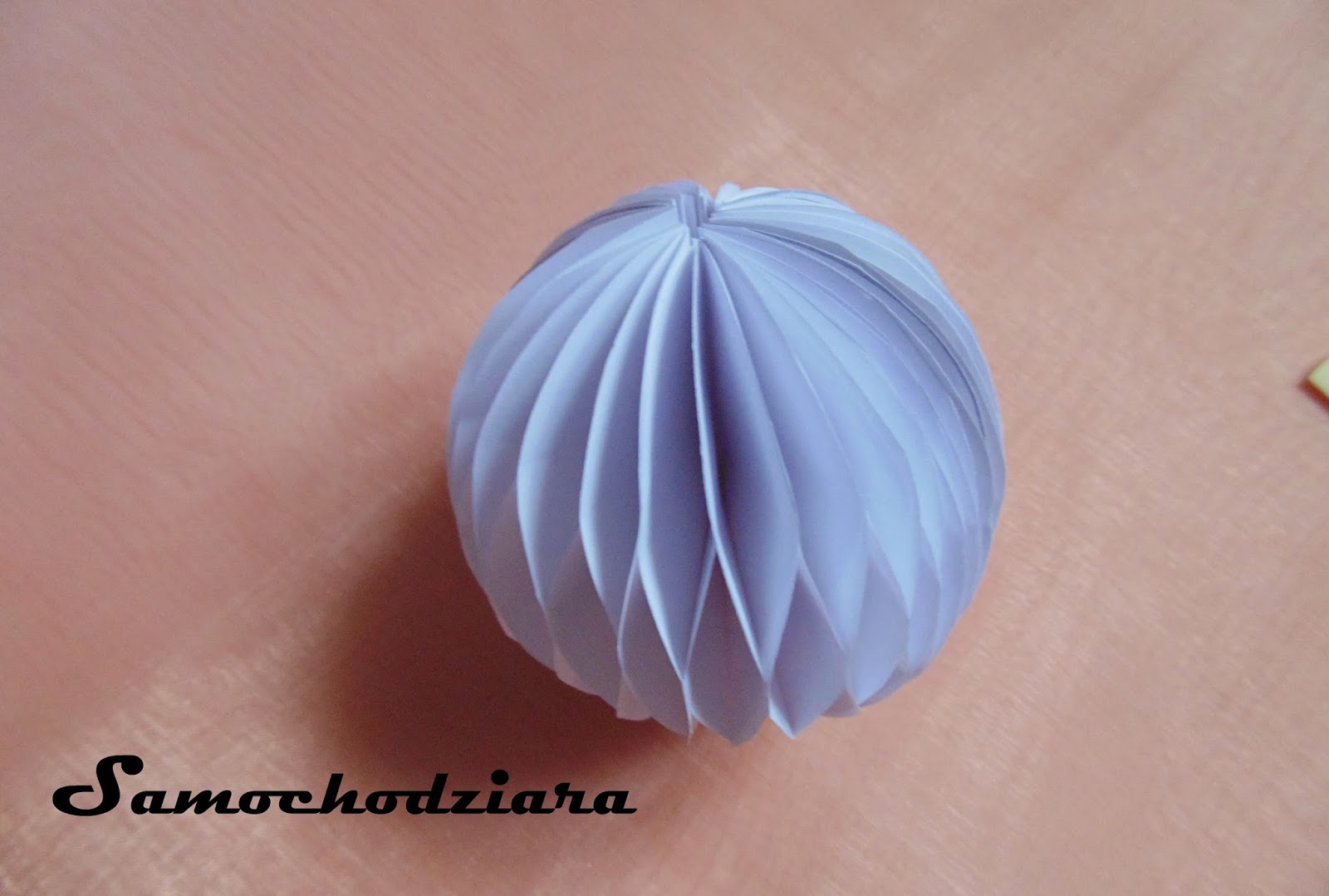 Druga strona Samochodziary: Jak zrobić bombkę z papieru 3D / Krok po Kroku