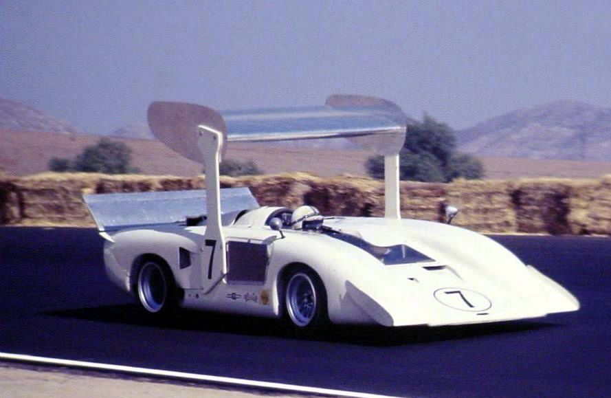 Just A Car Guy: probably the biggest wing there ever was in racing