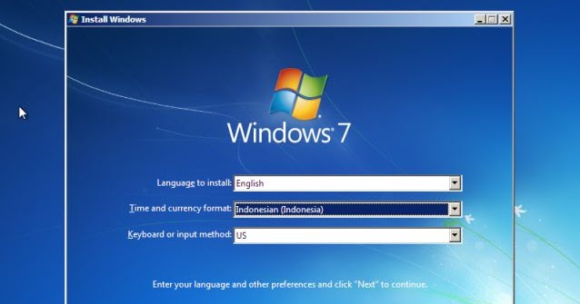 LANGKAH-LANGKAH INSTALASI WINDOWS 7 (beserta gambar komplit)