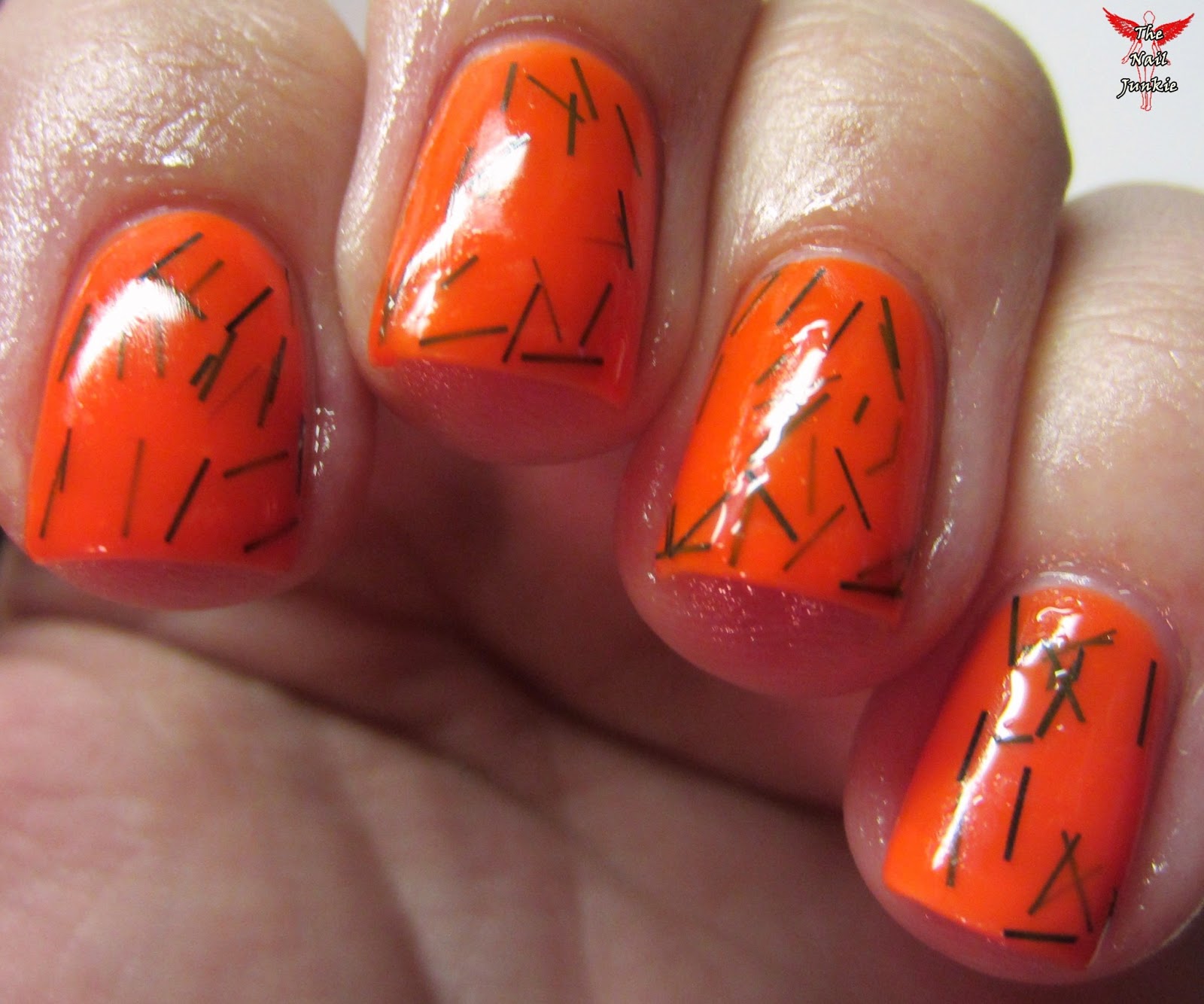 The Nail Junkie: NAIL ART: My "Tiger" Polish + Tiger Paws