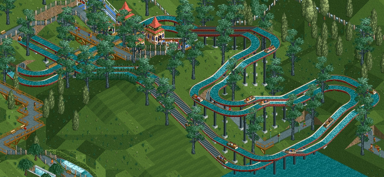 [게임연재] 롤러코스터 타이쿤- 오리지널 Aqua Park 1 - 롤러코스터 타이쿤 마이너 갤러리