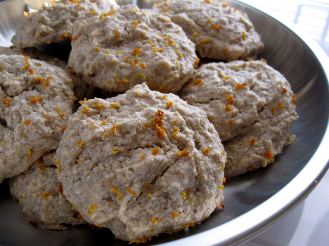 Hope For Healing: Hearty Oat Orange Drop Biscuits + Homemade Spicy Pear ...