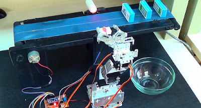 Conveyor + Robotic Arm With Arduino - Trail Projects
