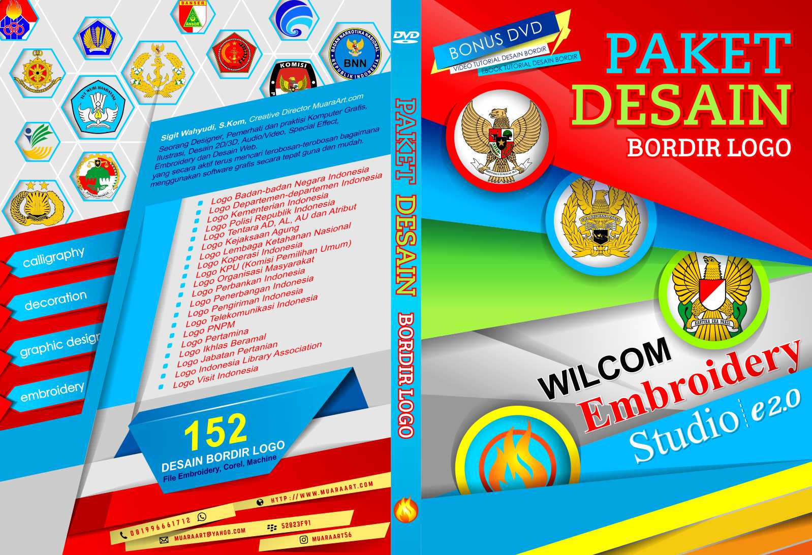 PAKET DESAIN BORDIR LOGO ~ MuaraArt.com