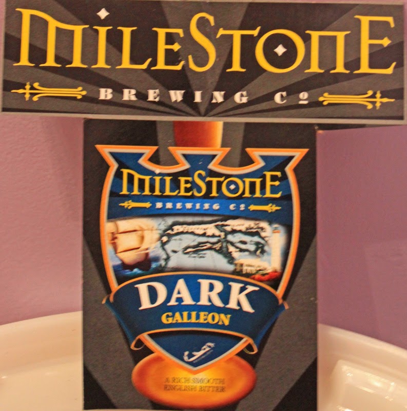 Captain Ahab's Watery Tales: Milestone Dark Galleon Beer homebrew review
