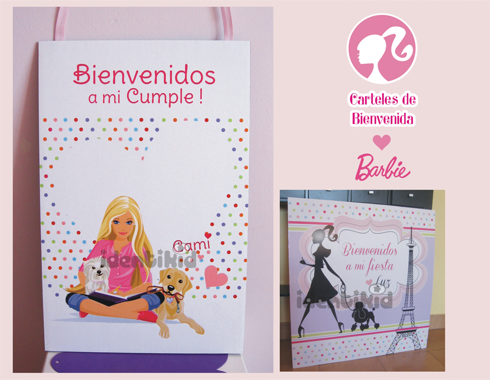 IDENTIKID diseño grafico para eventos: BARBIE -Cumple Completo ...