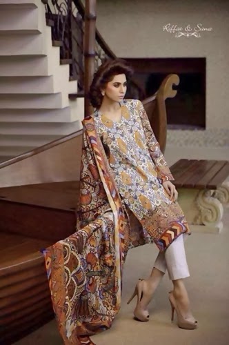 Sana Salman Summer Collection 2014 | Riffat & Sana Designer Party Wear ...