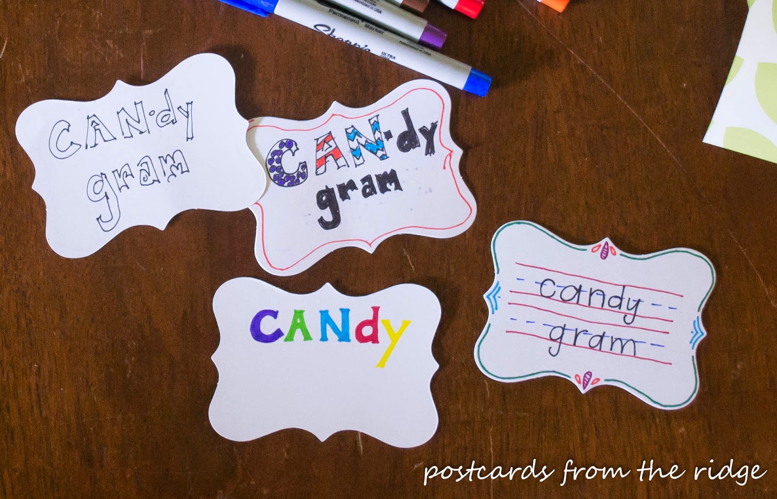 CANdy gram teacher gift | Postcards from the Ridge